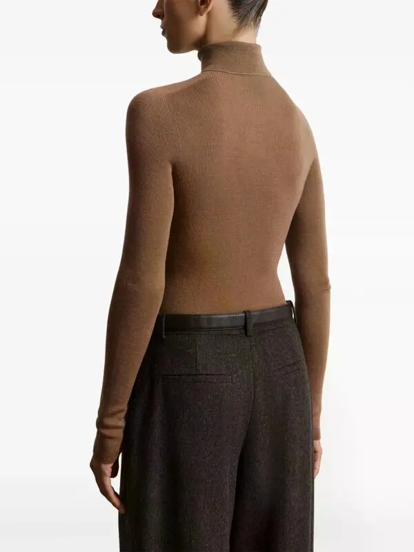 12 STOREEZ Ribbed Turtleneck Sweater