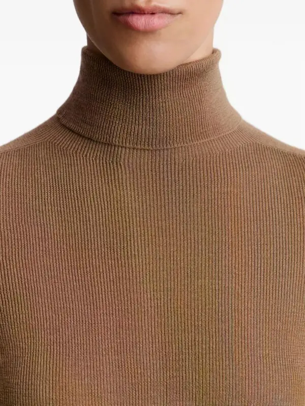 12 STOREEZ Ribbed Turtleneck Sweater