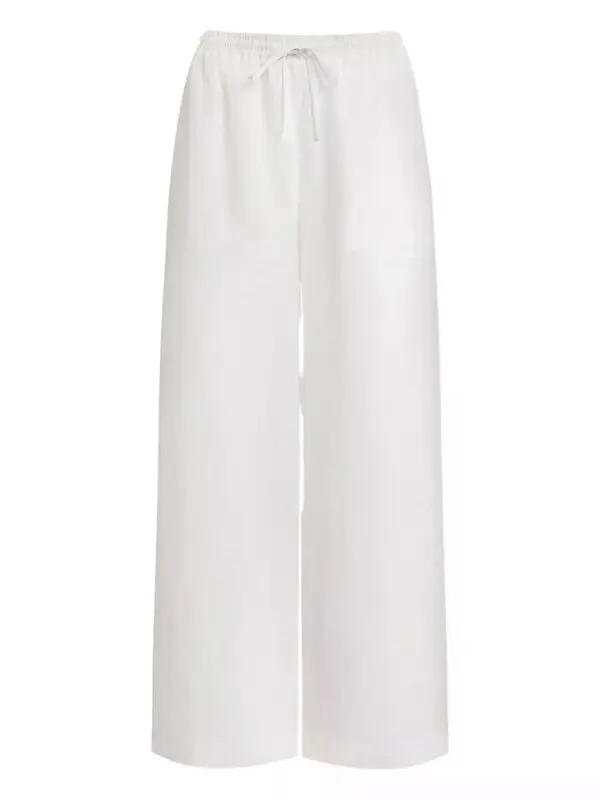 12 STOREEZ Drawstring Wide Leg Trousers