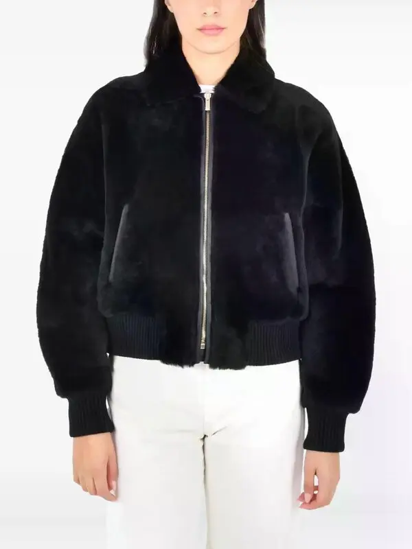 Max Mara Zip-up Bomber Jacket