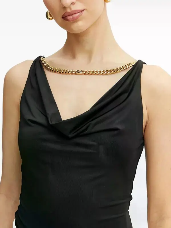 Guess Chain-detail Cowl-neck Tank