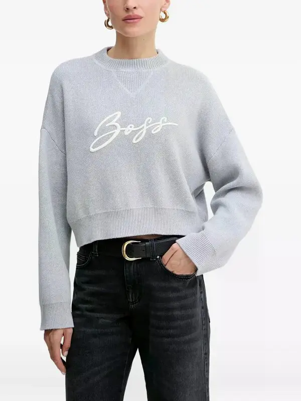 BOSS Logo Crew-neck Sweater