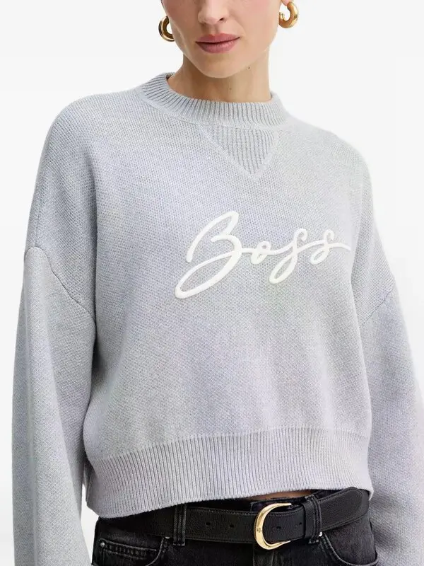 BOSS Logo Crew-neck Sweater
