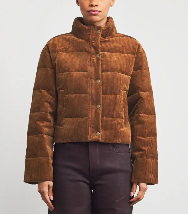 Paige Corduroy Puffer Jacket