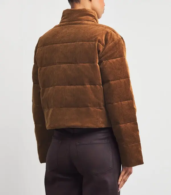 Paige Corduroy Puffer Jacket