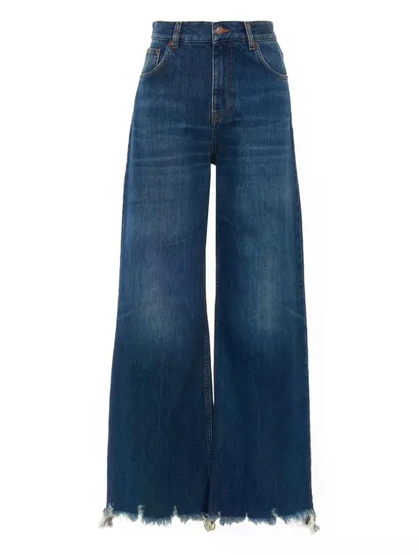Chloé High-rise Wide-leg Jeans - Blue