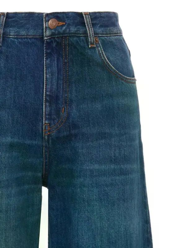 Chloé High-rise Wide-leg Jeans - Blue