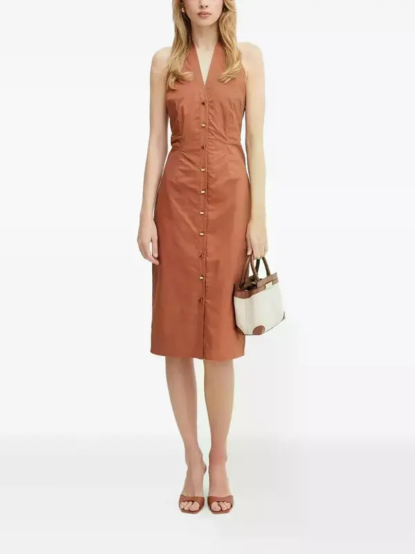 MARCIANO Buttoned Bow Dress