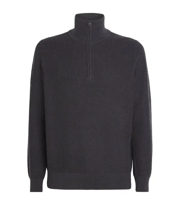 Rag & Bone Wool-blend Quarter Zip Sweater