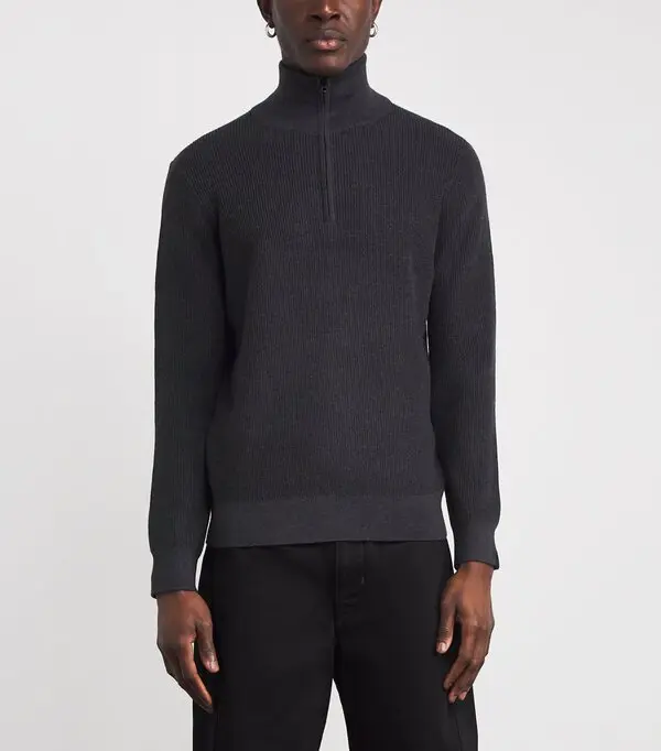 Rag & Bone Wool-blend Quarter Zip Sweater