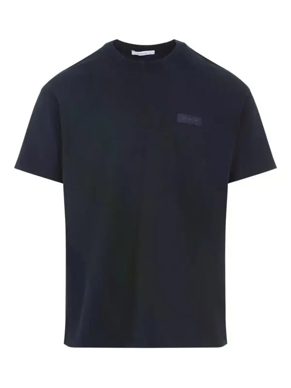 Givenchy Logo-patch T-shirt - Blue