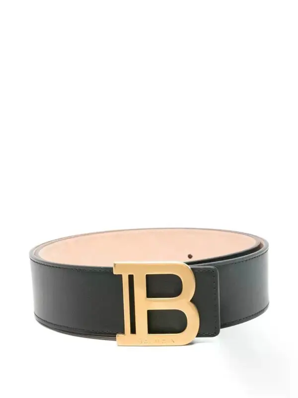 Balmain B Buckle Belt - Black