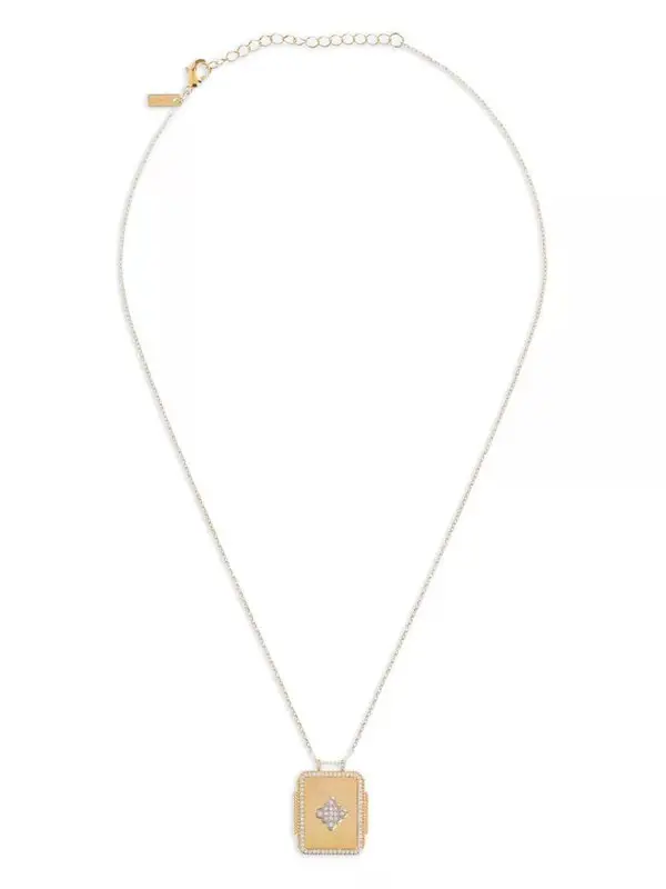 MYA BAY Square Pendant Necklace - Gold