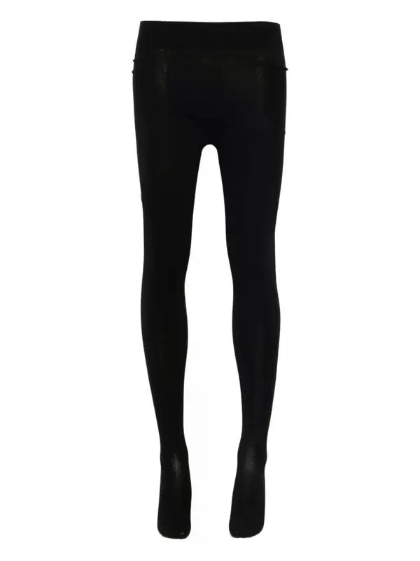 THE ROW Mimi Waistband Tights - Black