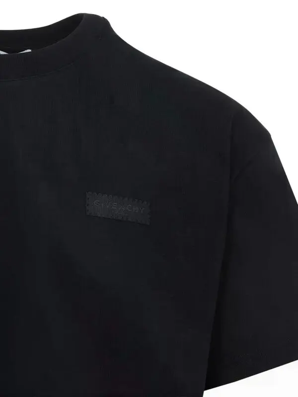 Givenchy Patch-cotton T-shirt - Black