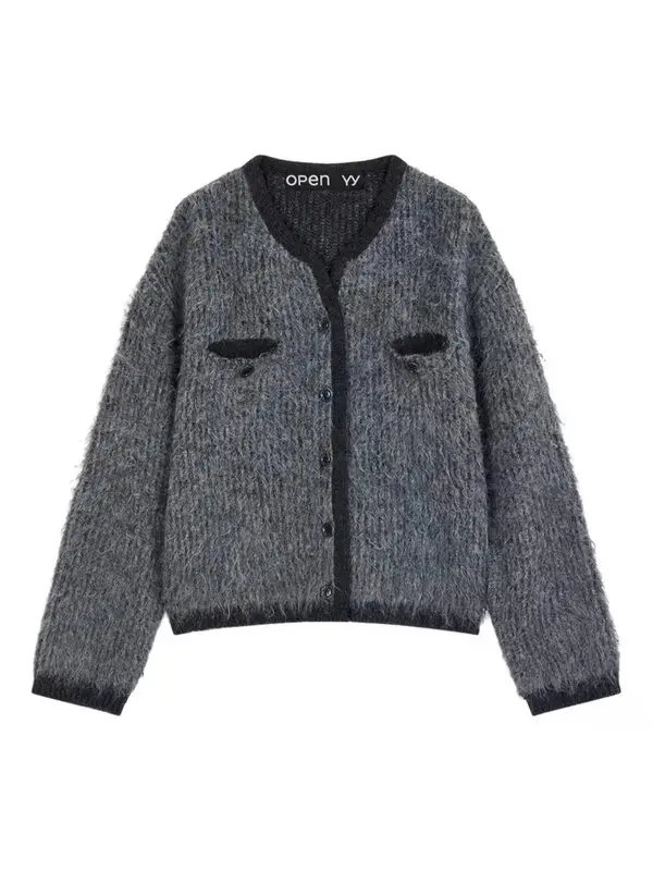 OPEN YY Shaggy Cardigan