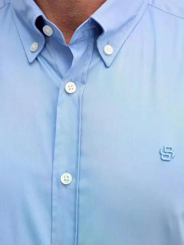 BOSS Buttoned Logo-detail Shirt