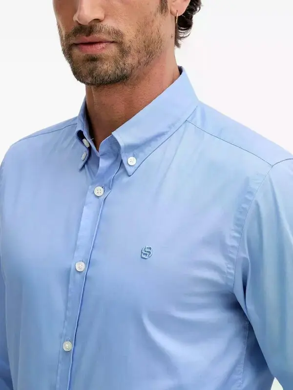 BOSS Buttoned Logo-detail Shirt