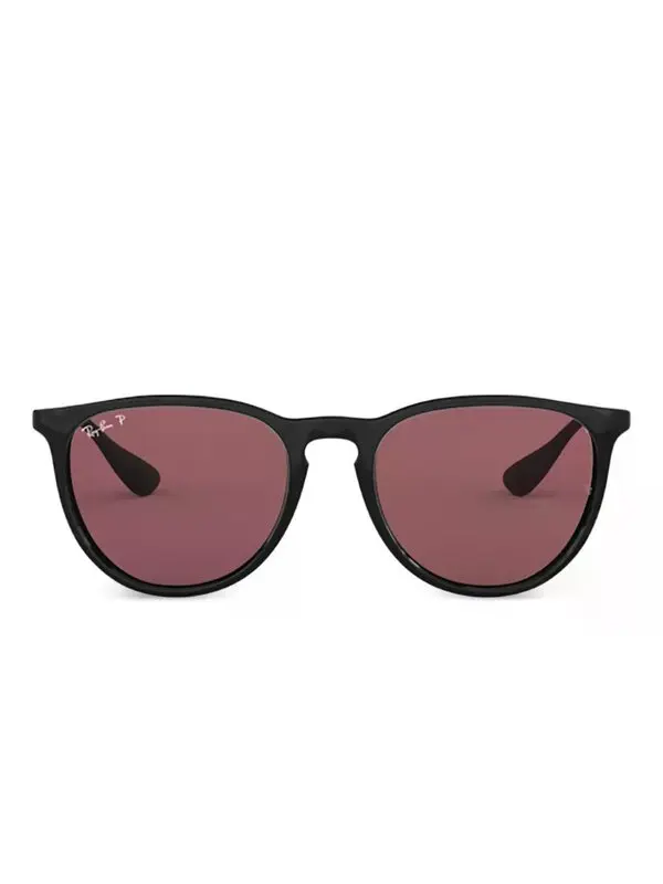 Ray-ban Erika Round-frame Sunglasses - Black