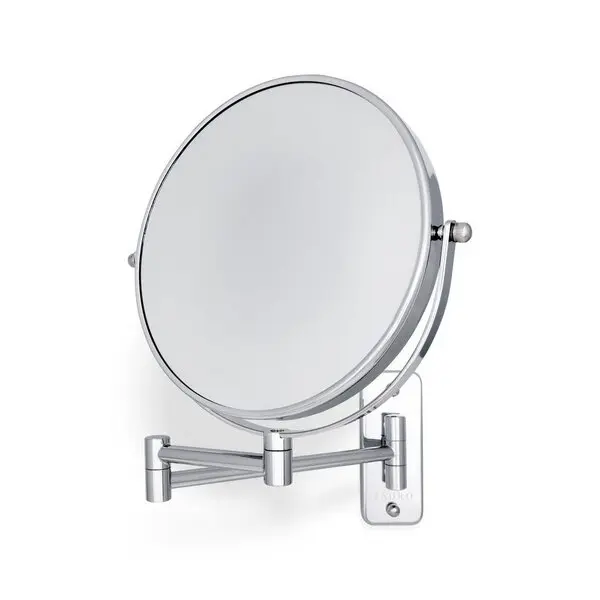 ZADRO Wall Mounted Makeup Mirror With 8x/1x Magnification - Chrome
