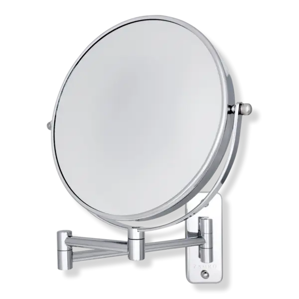 ZADRO Wall Mounted Makeup Mirror With 8x/1x Magnification - Chrome