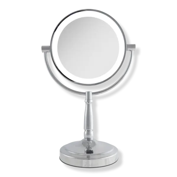 ZADRO Cordless Led Lighted Makeup Mirror With 10x/1x - Chrome