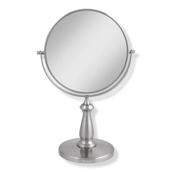 ZADRO Makeup Mirror With 8x/1x Magnification - Satin Nickel