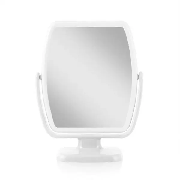 ZADRO Geo, Makeup Mirror With 5x/1x Magnification - White