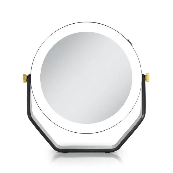 ZADRO Led Lighted Makeup Mirror With 5x/1x Magnifications - Black