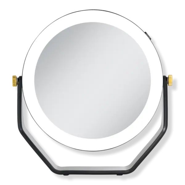 ZADRO Led Lighted Makeup Mirror With 5x/1x Magnifications - Black