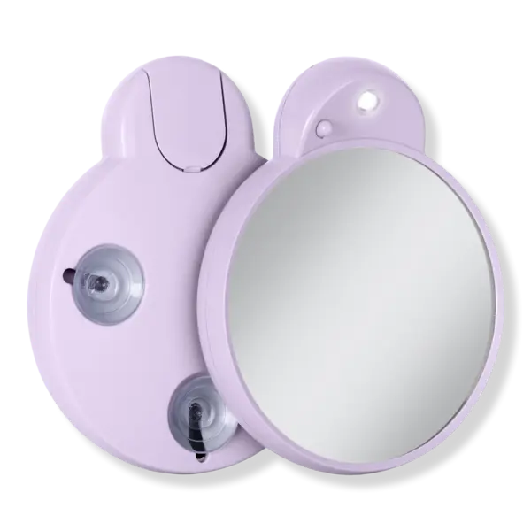 ZADRO Led Lighted Compact Mirror With 10x, Suction Cups - Lavender