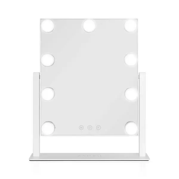 ZADRO Hollywood Led Vertical Countertop Makeup Mirror - White