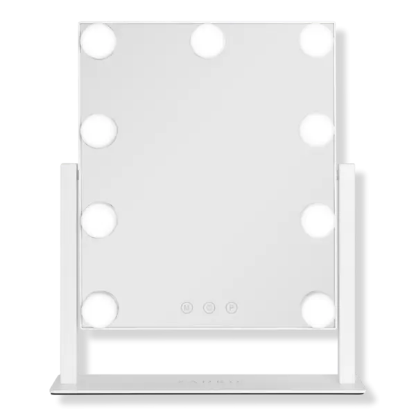 ZADRO Hollywood Led Vertical Countertop Makeup Mirror - White