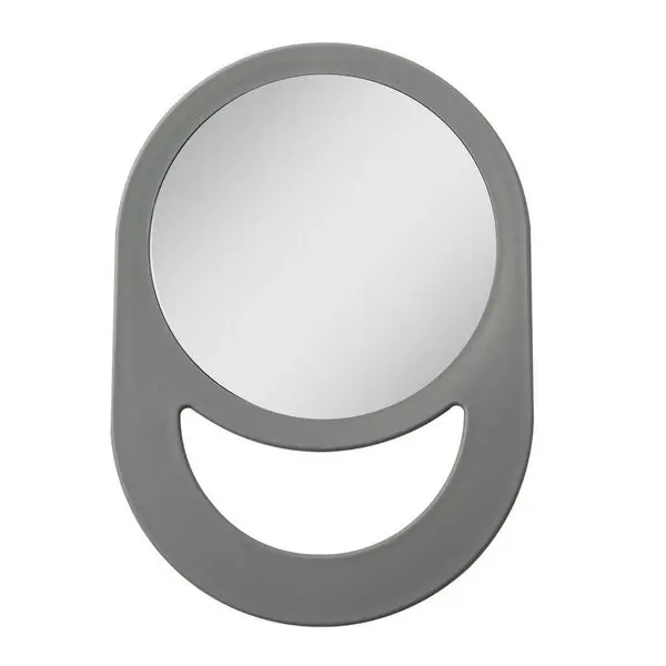 ZADRO Hand Mirror With Large Handle - Gray