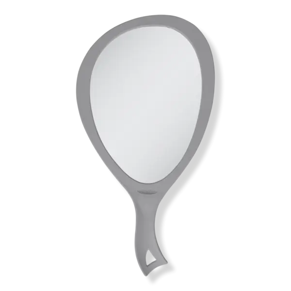 ZADRO Large Teardrop Handheld Mirror With Curved Handle