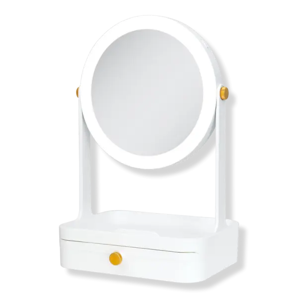 ZADRO Led Lighted Makeup Mirror With 5x/1x, Storage Drawer & Tray