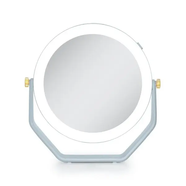 ZADRO Led Lighted Makeup Mirror With 5x/1x Magnifications - French Blue