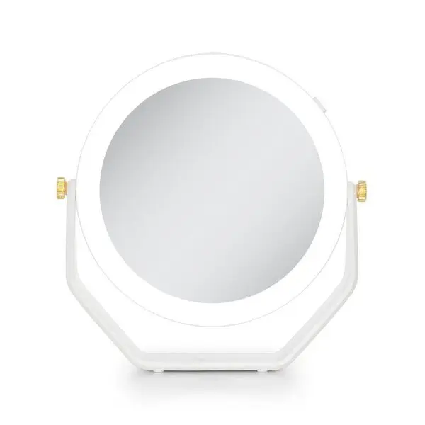 ZADRO Led Lighted Makeup Mirror With 5x/1x Magnifications - White