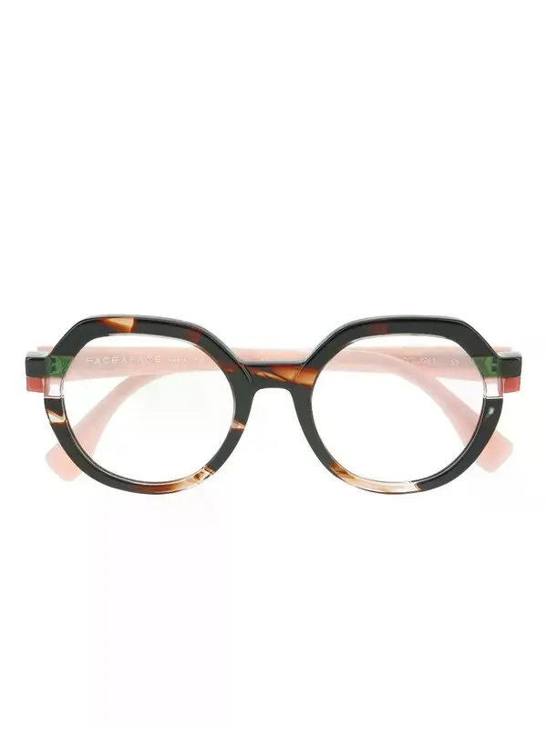 FACE À FACE Geometric Frame Eyeglasses