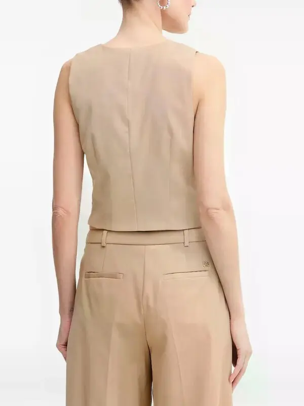 Guess Buttoned Sleeveless Waistcoat