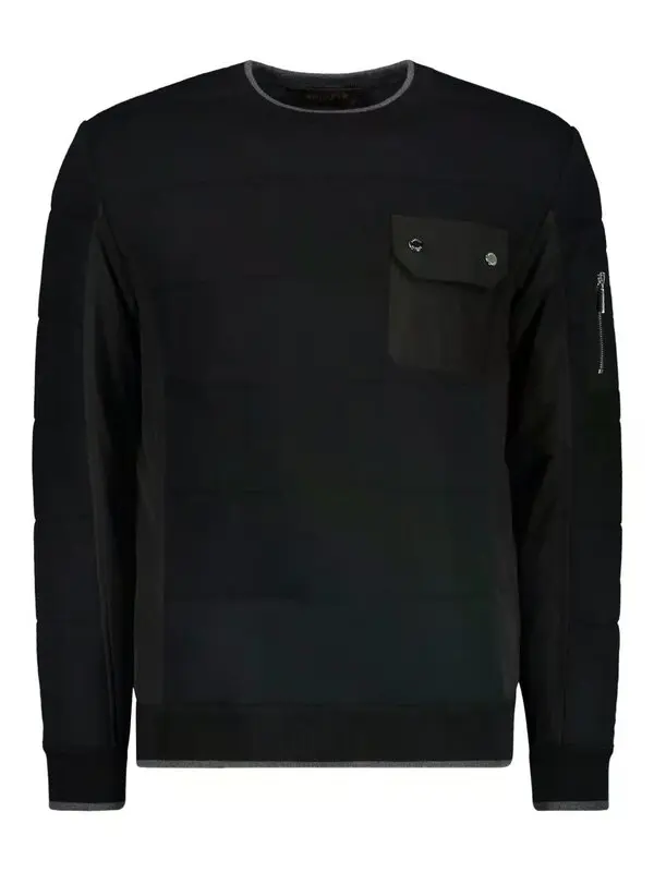 MOORER Long-sleeve Pocket Sweater