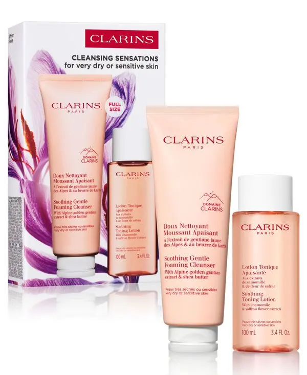 Clarins 2-pc. Soothing Cleansing Skincare Set - No Color