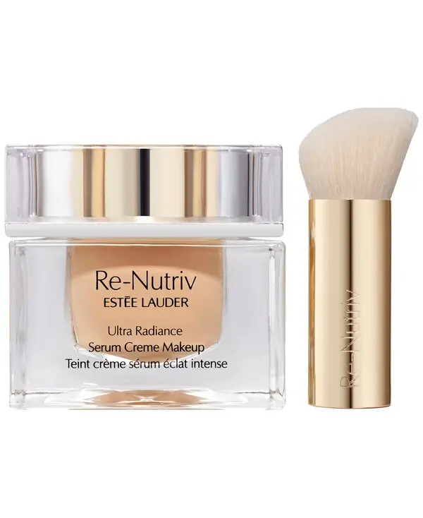 Estée Lauder 2-pc. Re-nutriv Ultra Radiance Serum Creme Makeup Foundation With Brush Set - 2w0 Warm Vanilla