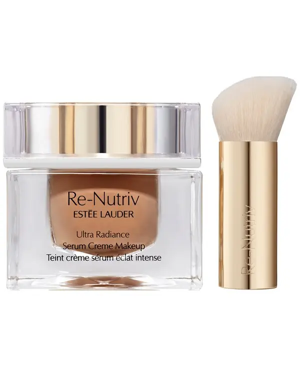 Estée Lauder 2-pc. Re-nutriv Ultra Radiance Serum Creme Makeup Foundation With Brush Set - 5w1 Bronze