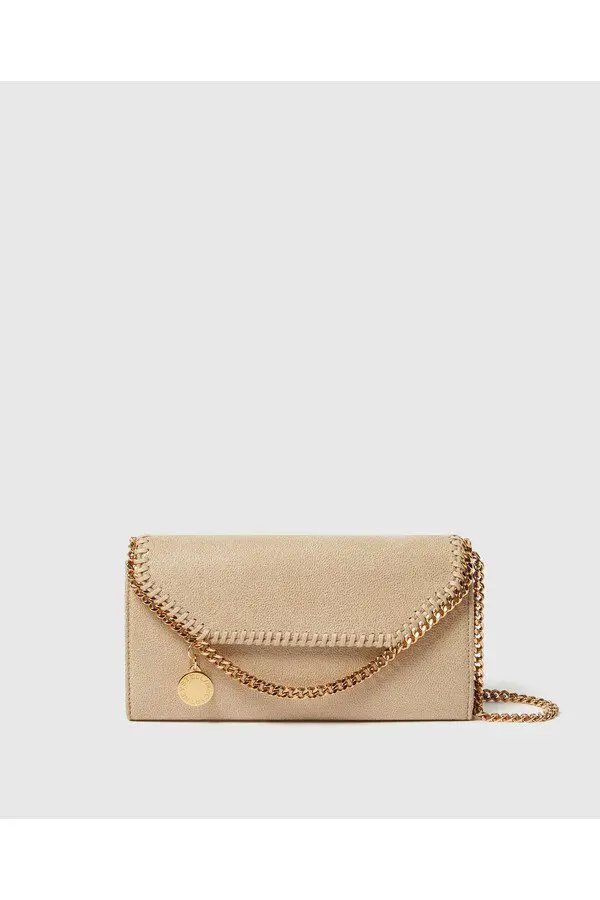 Stella McCartney Falabella Wallet-on-chain Crossbody - Natural