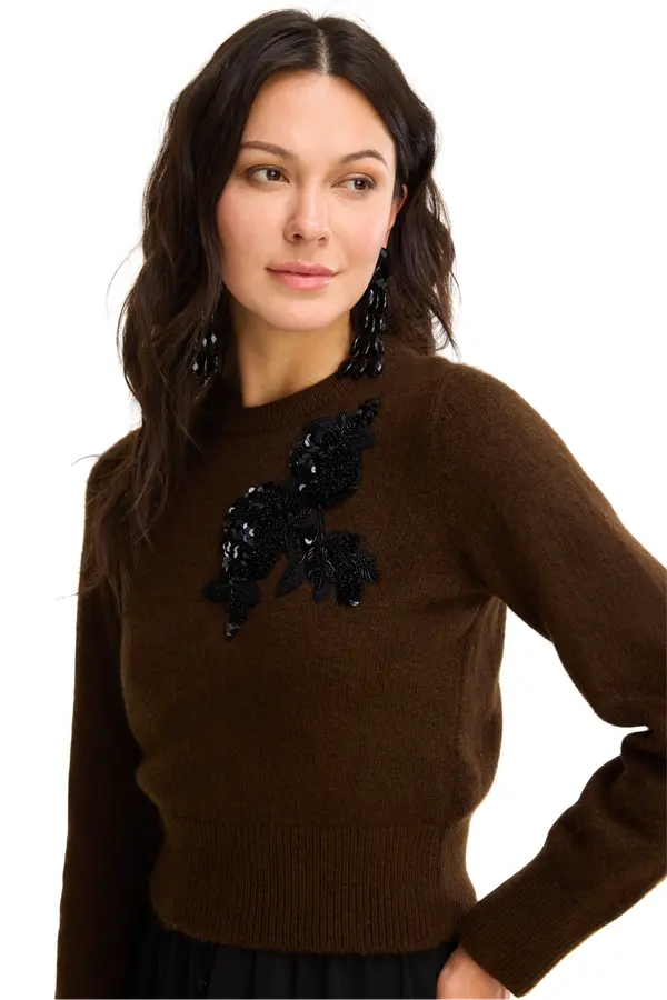 Allison Beaded Abigail Sweater