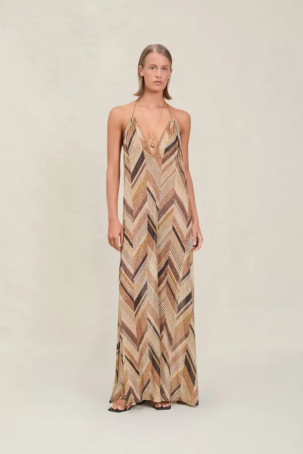 Devon Windsor Isadora Maxi Dress - Brown