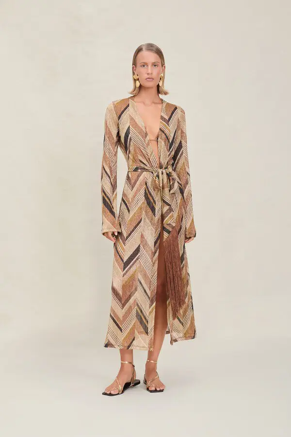 Devon Windsor Odessa Robe - Brown