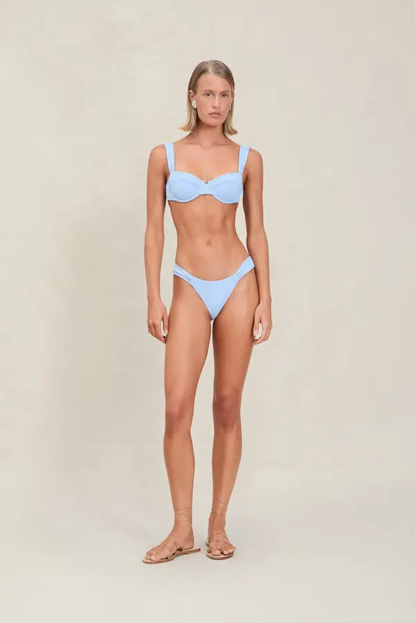Devon Windsor Low-rise Bikini Bottom - Denim