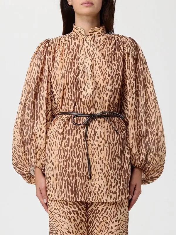 Zimmermann Printed Balloon Sleeve Blouse - Multicolor